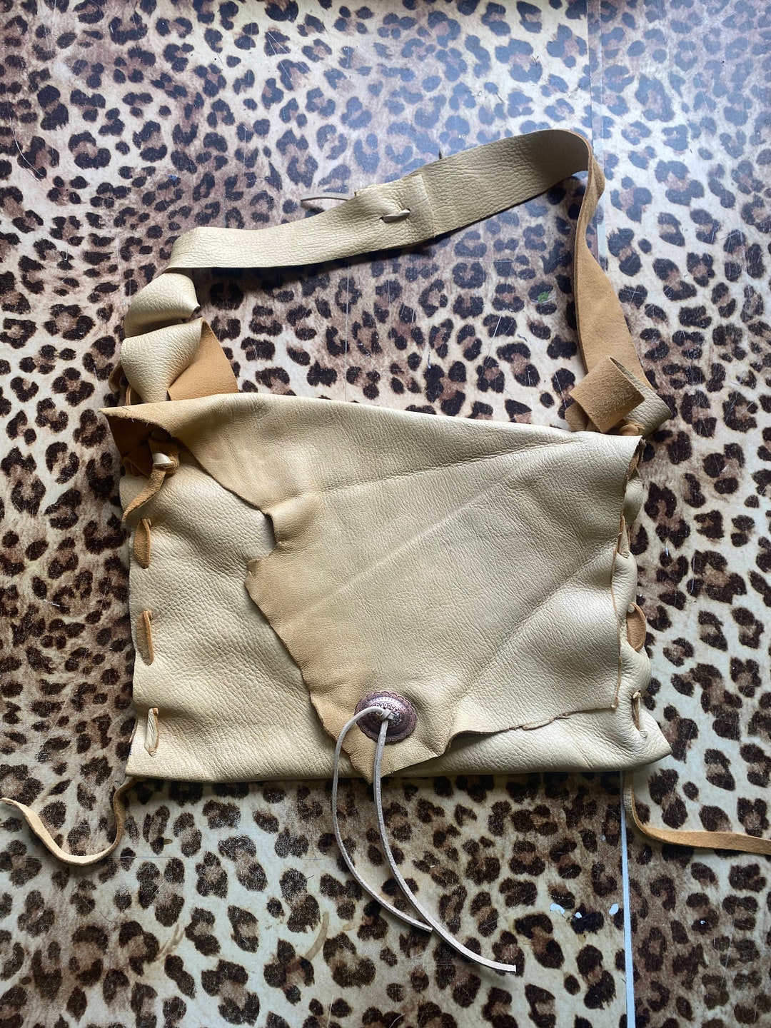 Smoke Deerskin Purse With Concho - Etsy