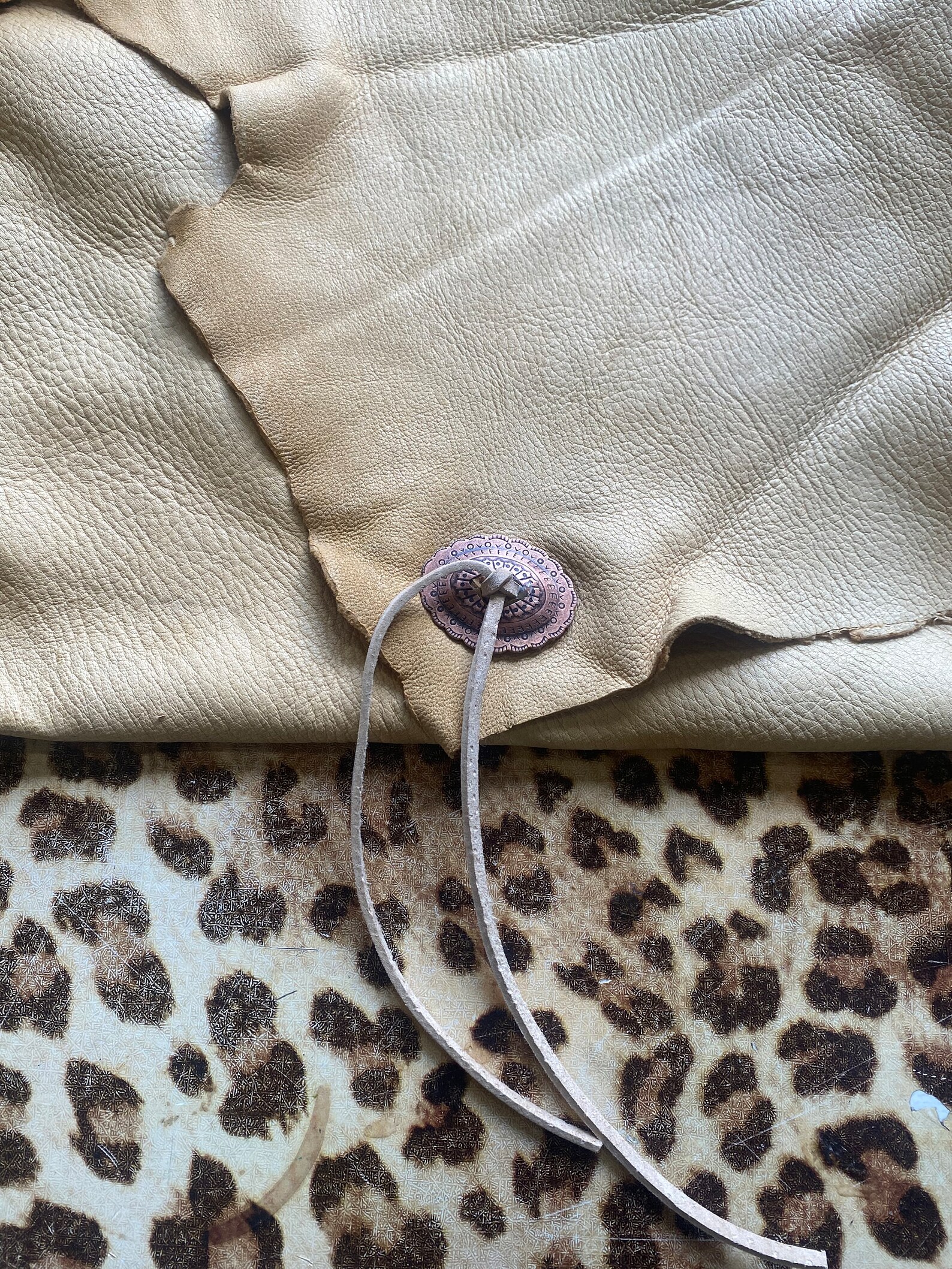 Smoke Deerskin Purse With Concho - Etsy