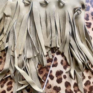 White Buckskin Leather Purse With Conchos - Etsy