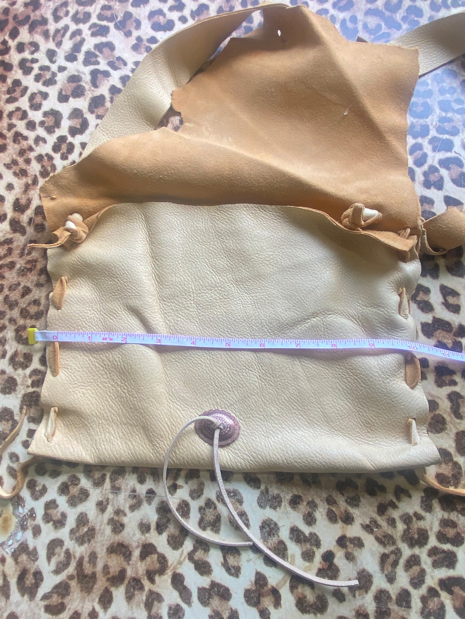 Smoke Deerskin Purse With Concho - Etsy