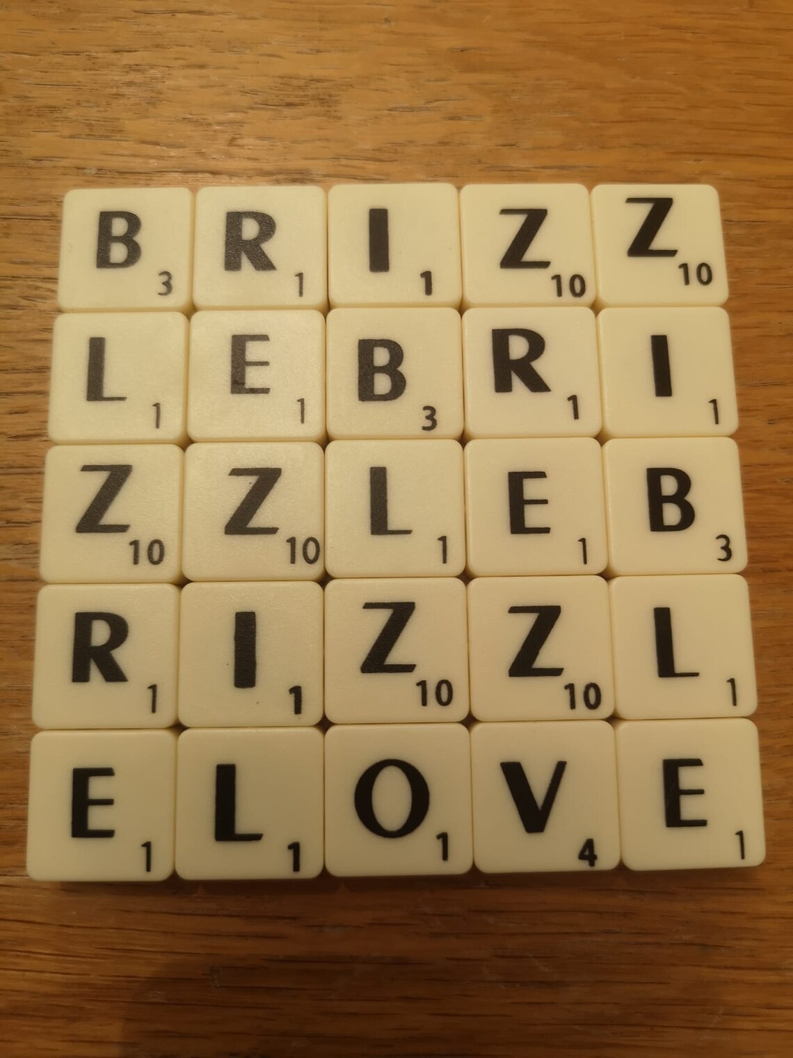 Scrabble Coaster Personalised Gift for Christmas or Birthdays or ...