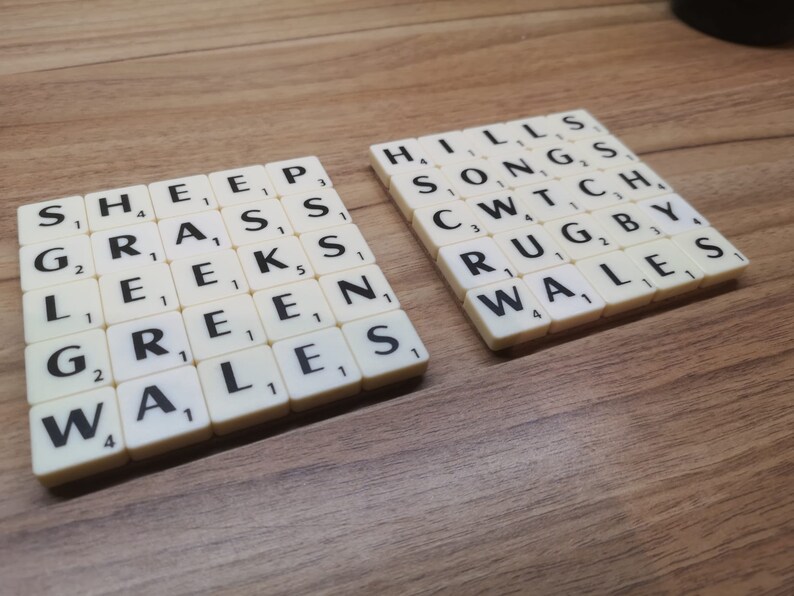 Scrabble Coaster Personalised Gift for Christmas or Birthdays or ...