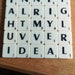 Scrabble Coaster Personalised Gift for Christmas or Birthdays or ...