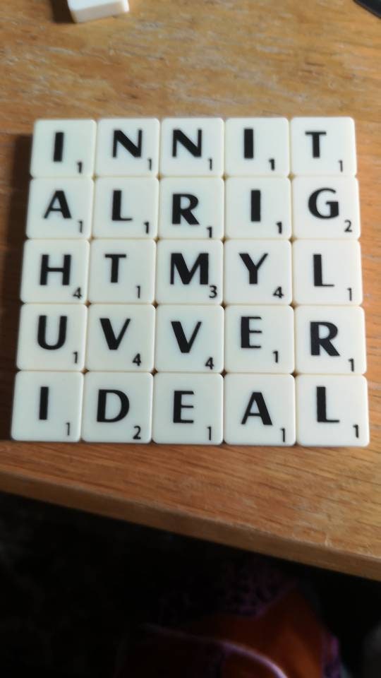 Scrabble Coaster Personalised Gift for Christmas or Birthdays or ...