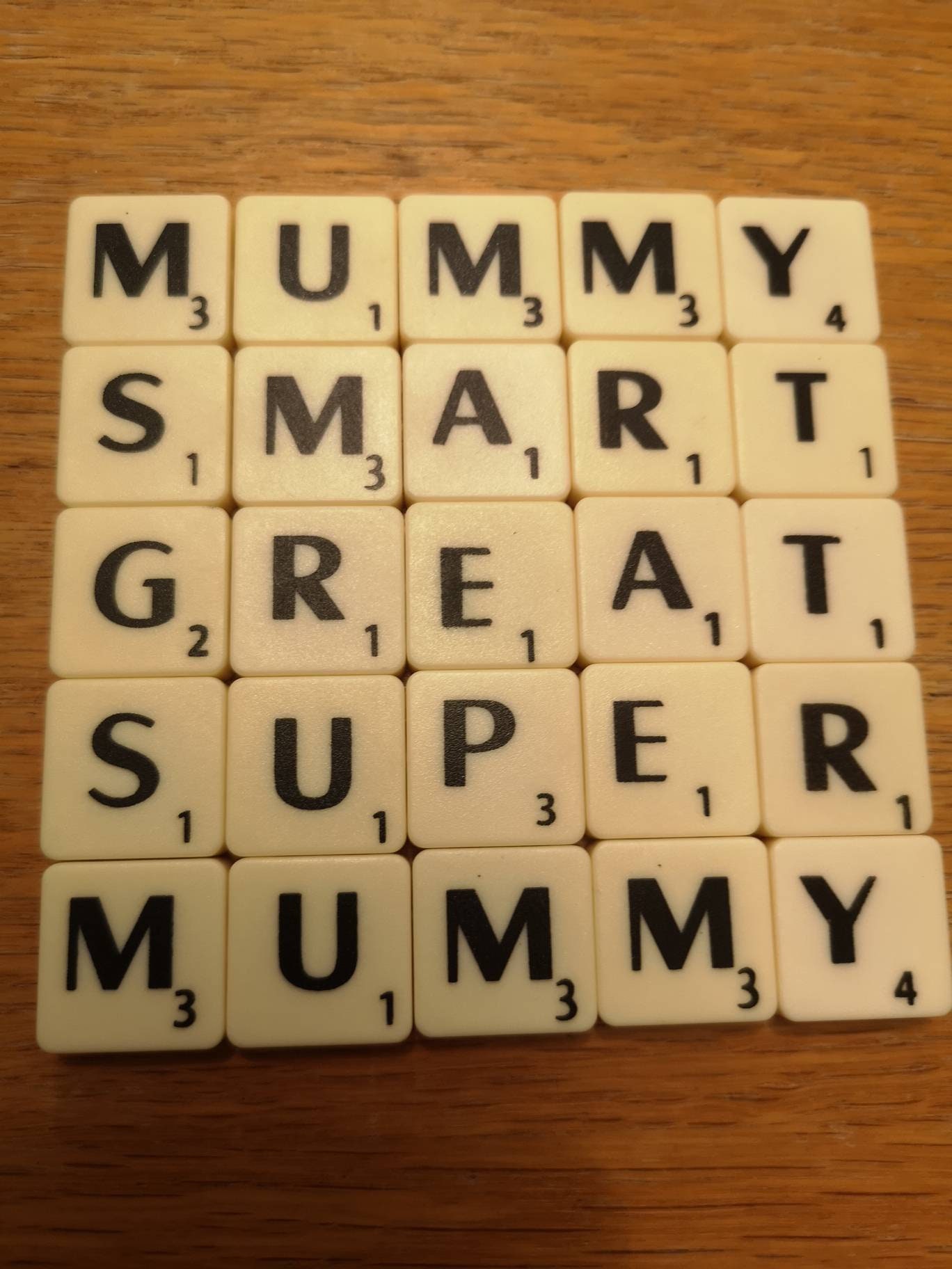 Scrabble Coaster Personalised Gift for Christmas or Birthdays or ...