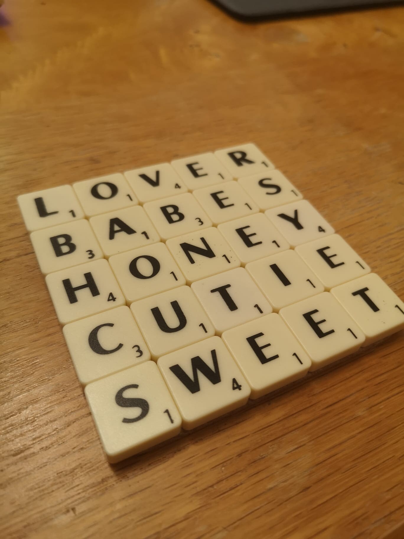 Scrabble Coaster Personalised Gift for Christmas or Birthdays or ...