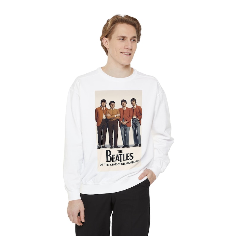 The Beatles Classic Album Cover Sweatshirt Vintage Music Scoop Neck for ...