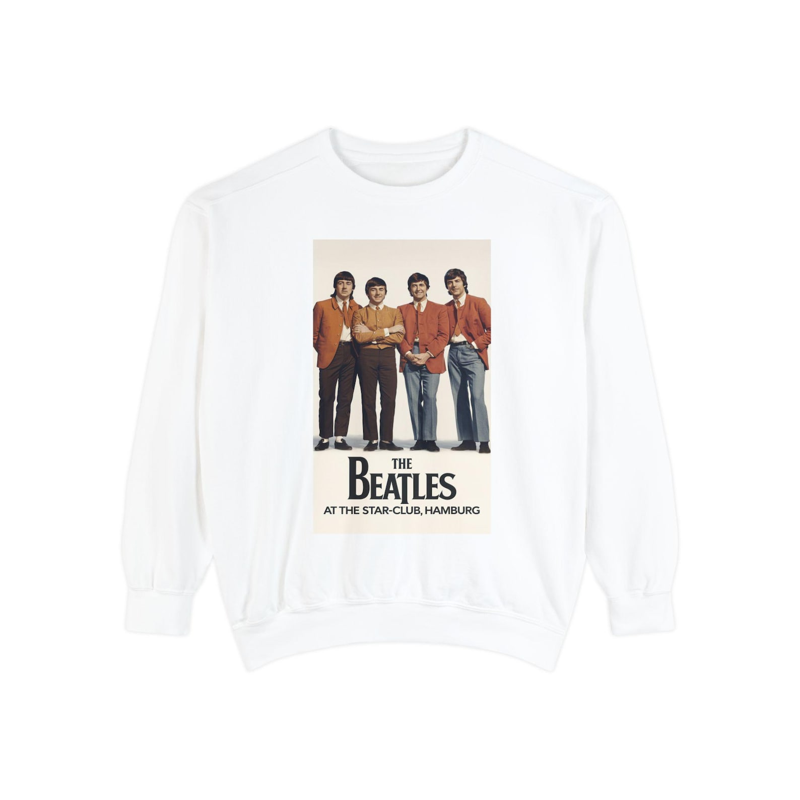 The Beatles Classic Album Cover Sweatshirt Vintage Music Scoop Neck for ...