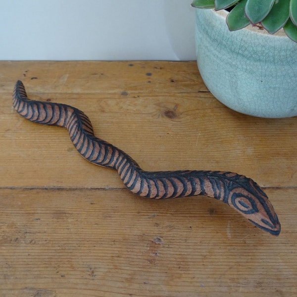 Carved Snake - Etsy