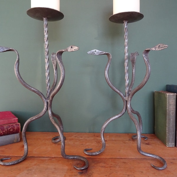 Hand Forged Candelabra - Etsy