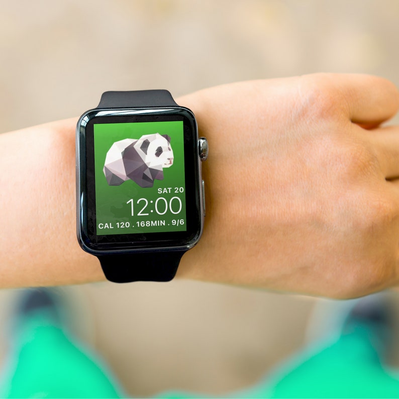 MEGA ANIMAL Apple Watch Face, Apple Watch Background, Digital Watch ...