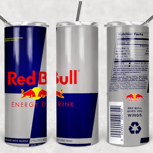 Redbull Tumbler Sublimation - Etsy
