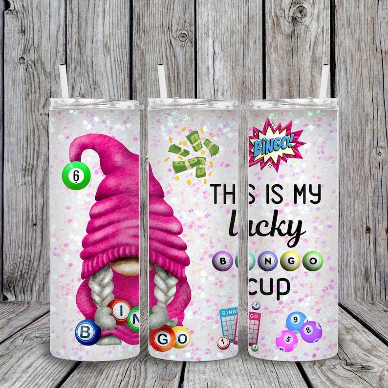 Bingo Cup Tumbler Template - Etsy