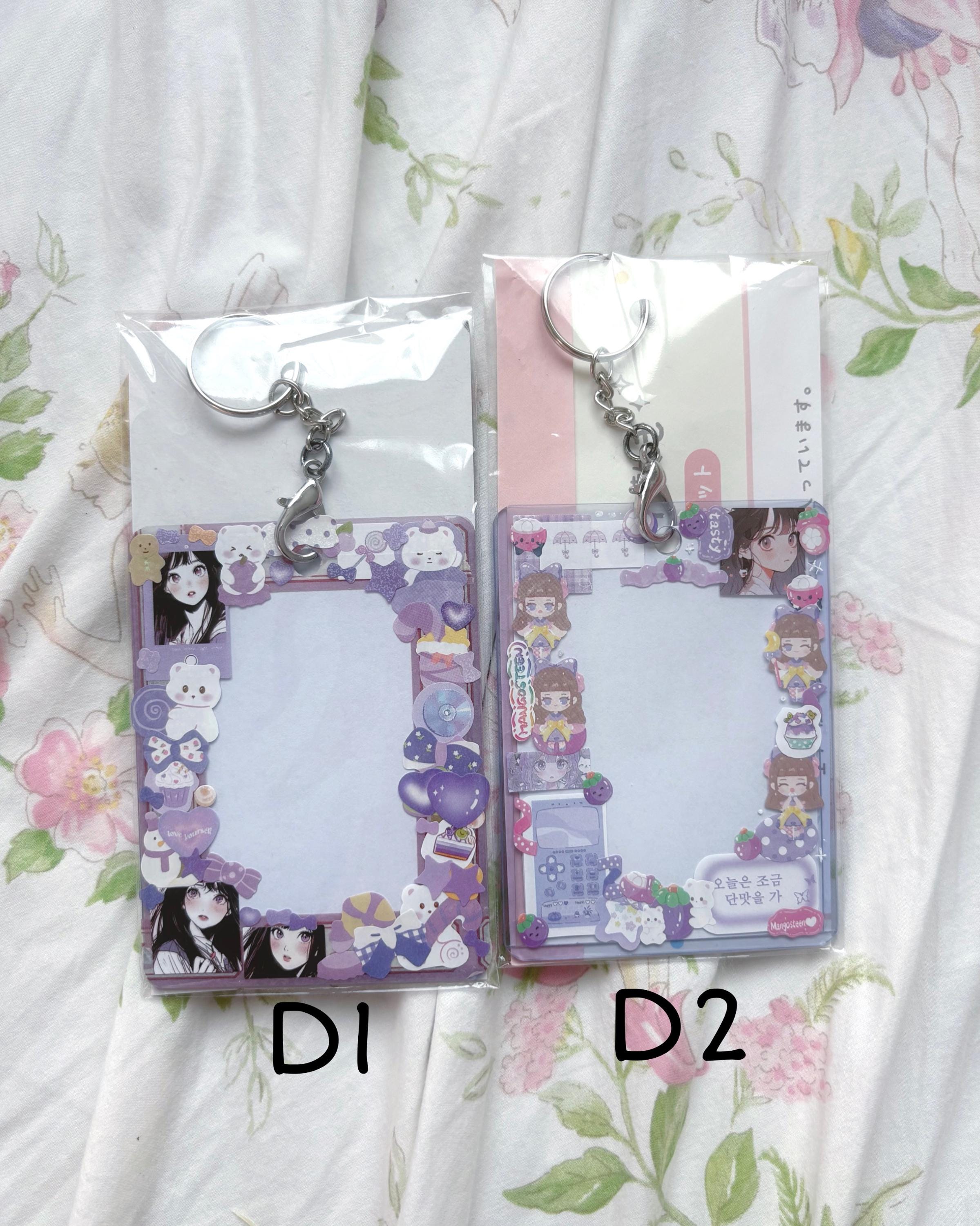 Premade Decorated Toploader Keychains - Etsy