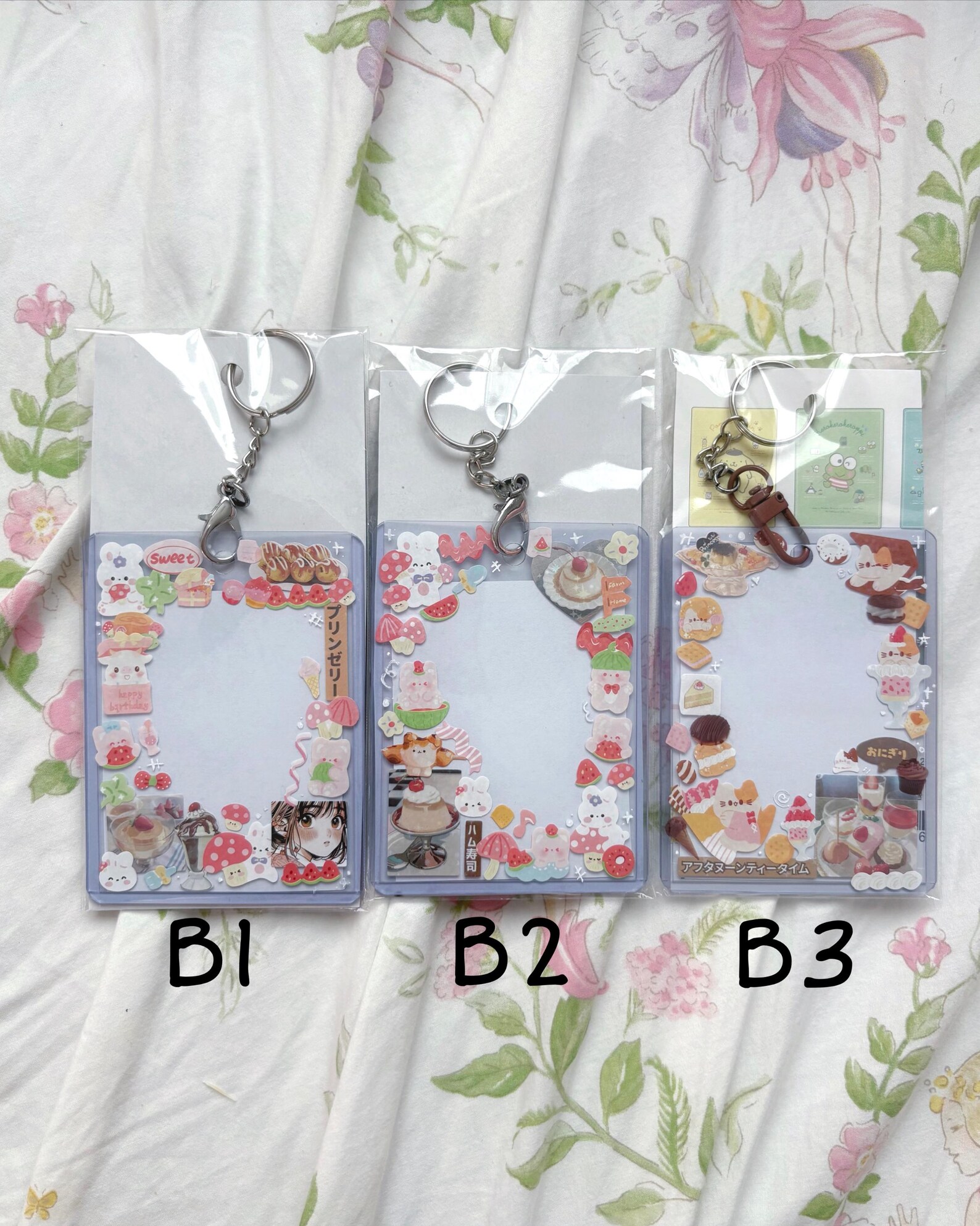 Premade Decorated Toploader Keychains - Etsy