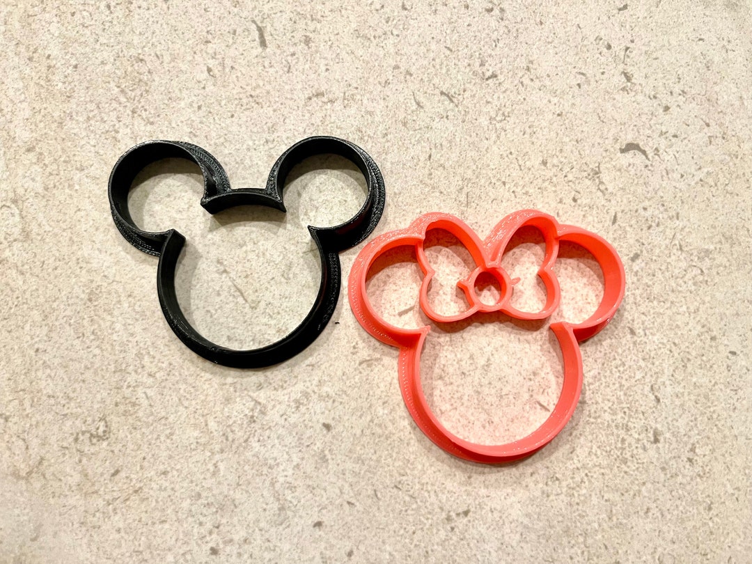 Mickey and Minnie Mouse Cookie Cutter Set - Style Number 2 - Etsy