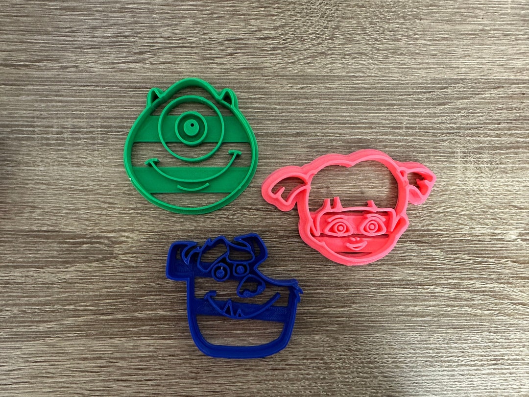 Monsters Inc Cookie Cutter Set - Etsy