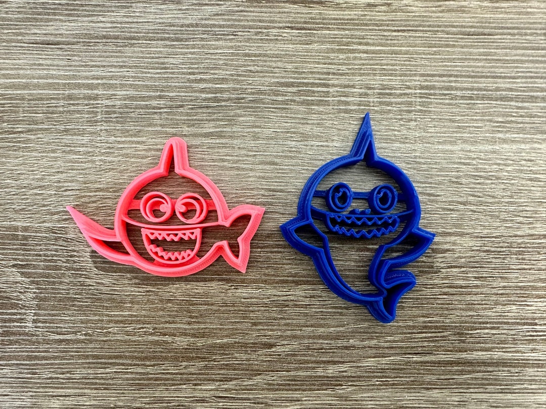 Baby Shark Cookie Cutter Set - Etsy