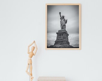 Black and White Statue Art - Etsy