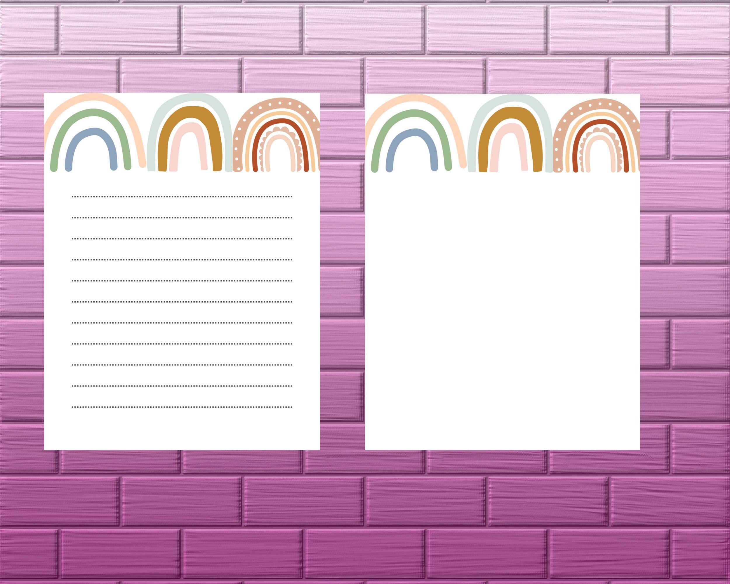 Printable Stationery, DIGITAL DOWNLOAD, Printable Writing Paper in ...