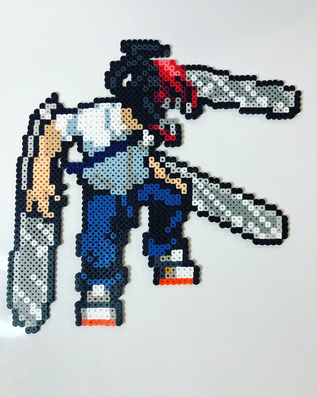 The Great Denji Chain. Saw Perler Bead Art - Etsy