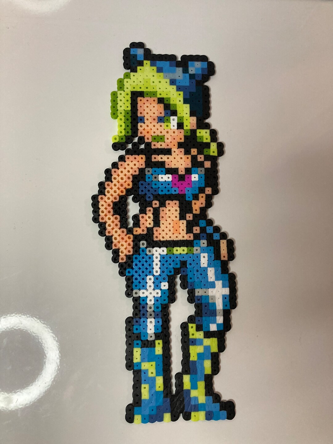 BZA Anime Perler Bead Art Jolyne - Etsy