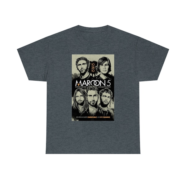 Maroon 5 Shirt - Etsy