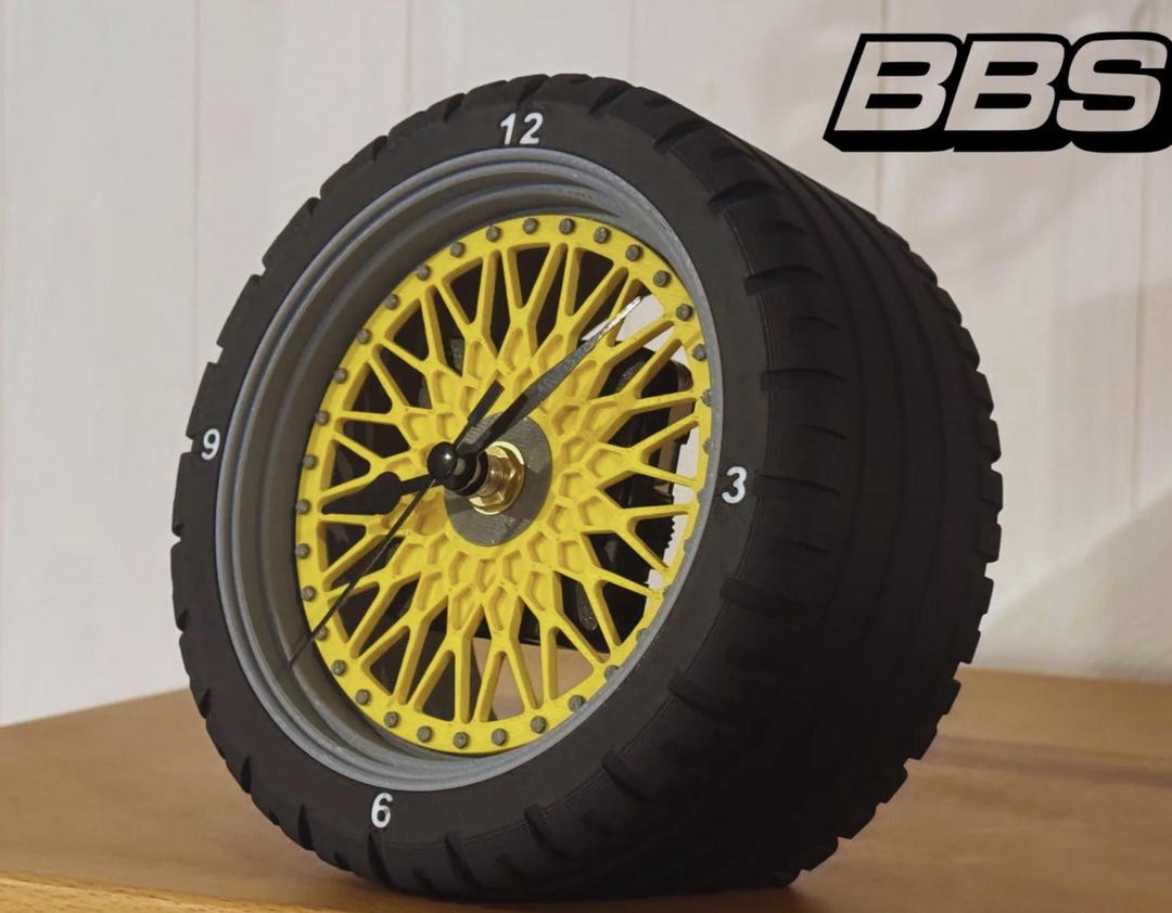 BBS Wheel Clock / 3D Print Clock / Car Wheel Clock - Etsy