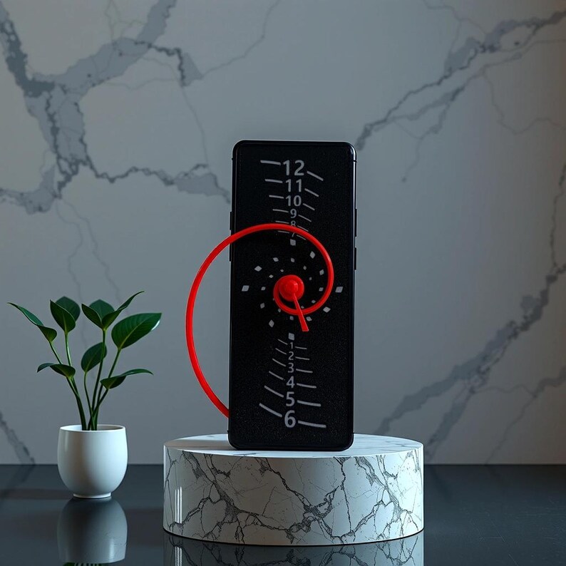 Fibonacci 3D Clock – Minimalist Silent Handcrafted Table and Wall Clock ...