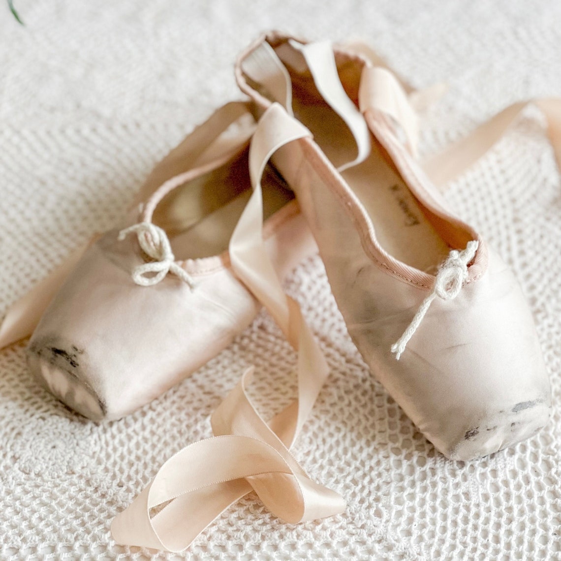 Ballet Pointe Shoes Vintage Pink Ballet Shoes - Etsy