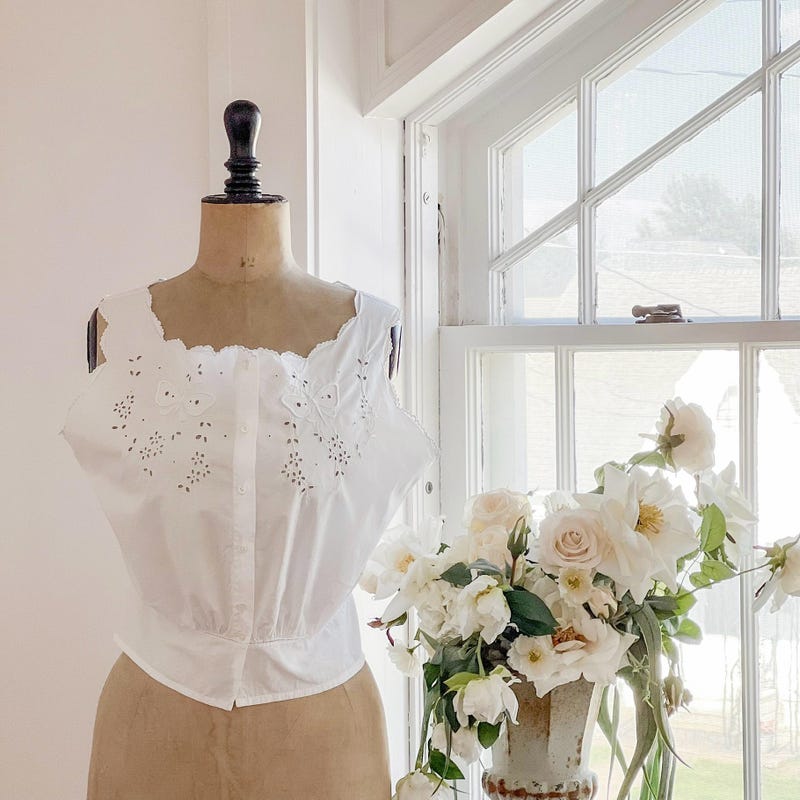 Antique Corset Cover - Etsy