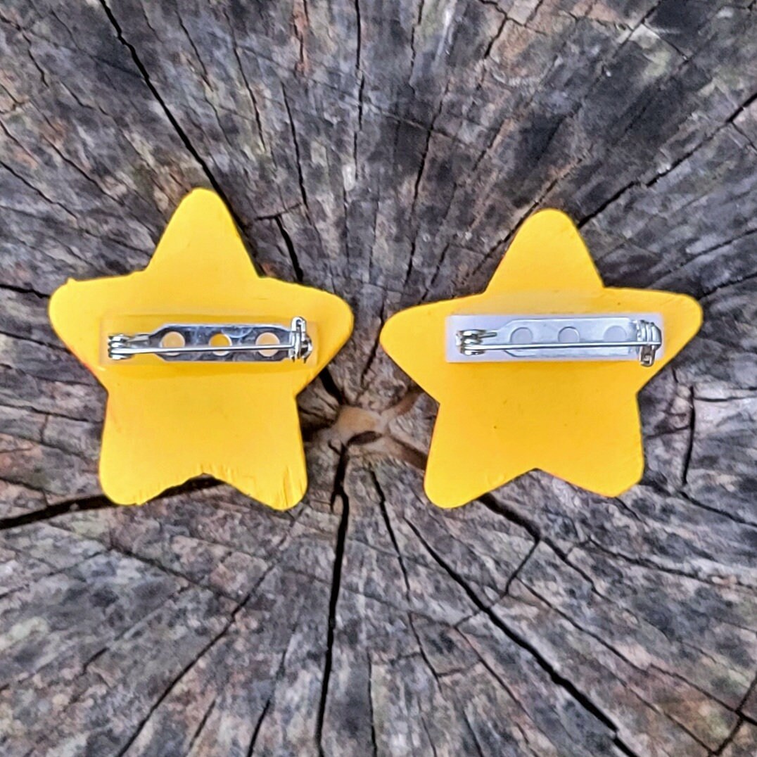 Star Shape Funny Face Aesthetic Decorative Pin Pins for - Etsy