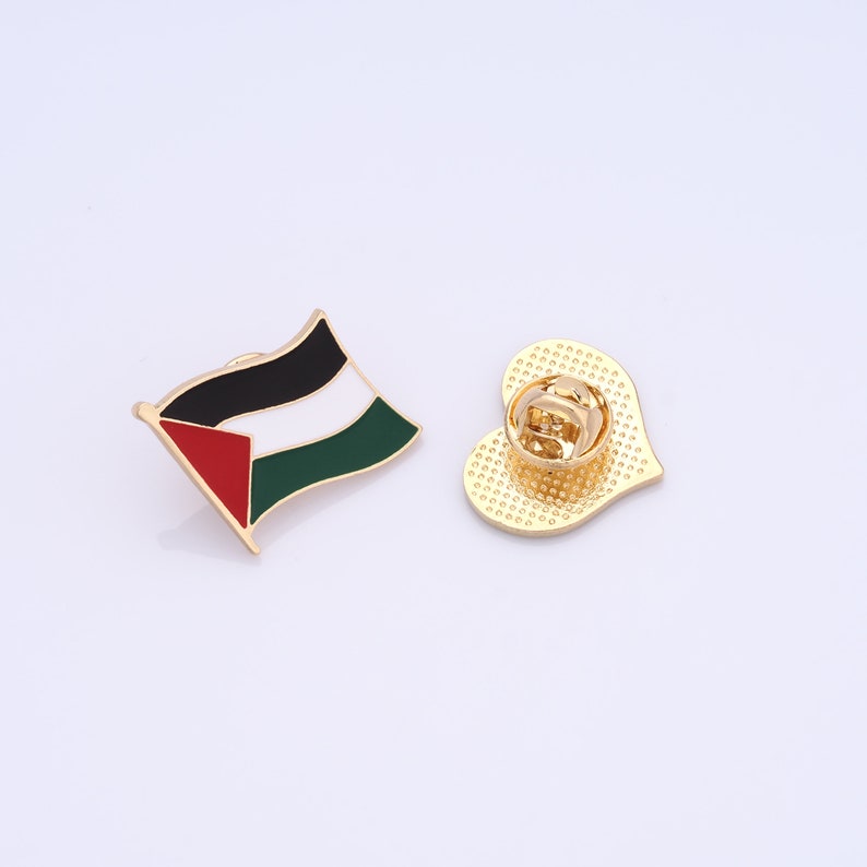 Palestine Maps Pins, Heart Palestine Flag Pins, Palestine Lapel Pins ...