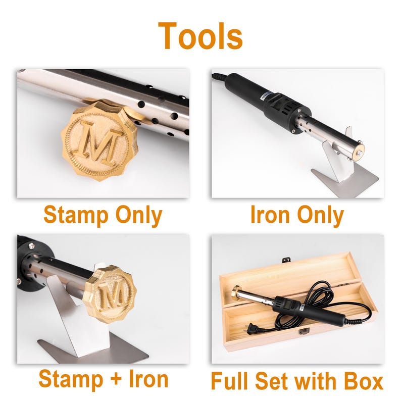 Personalized Leather Stamp-electric Iron for Wood/leather-cold Press ...