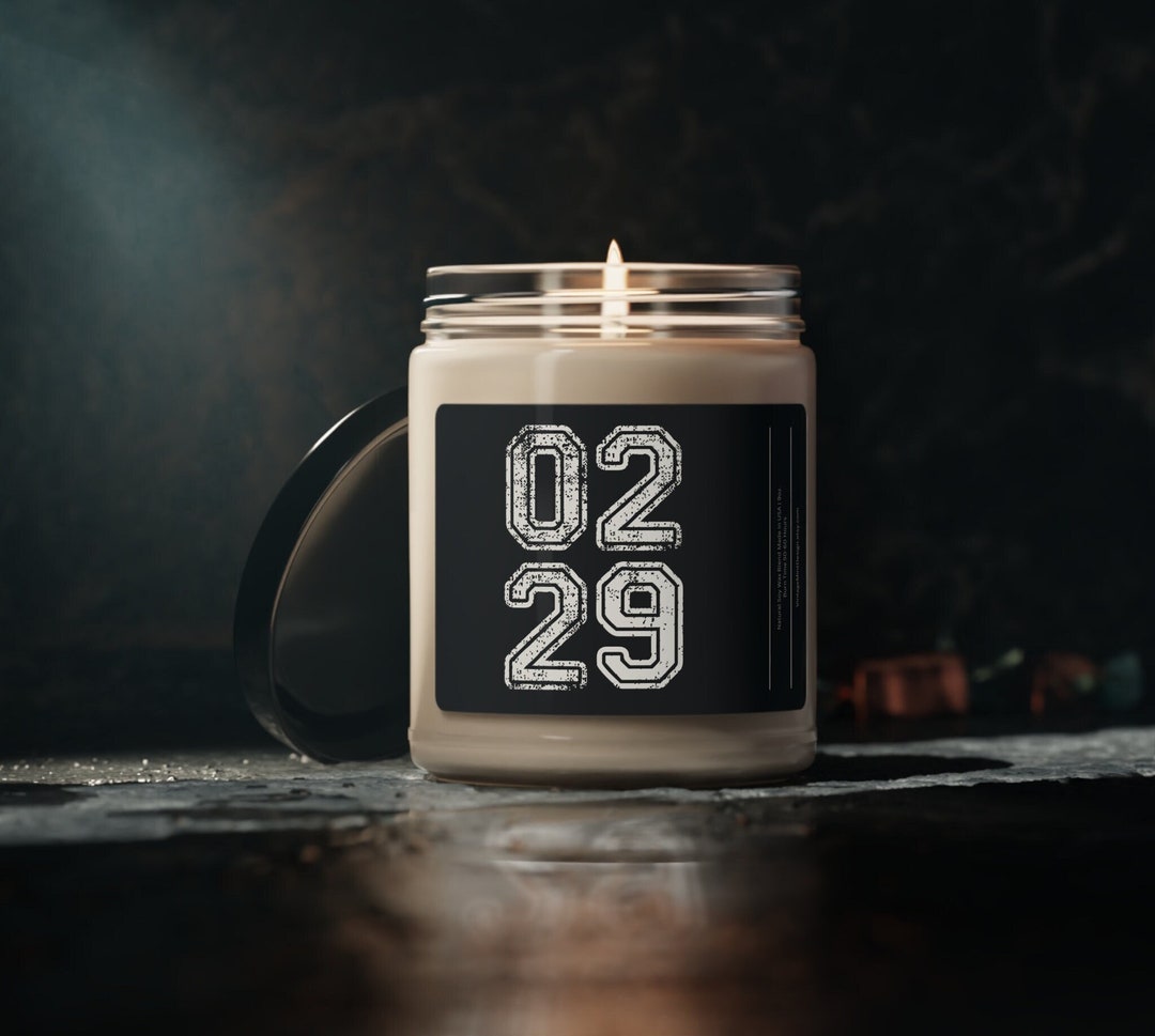 2/29 Leap Year Scented Soy Candle, 9oz, Leapyear, Leapyear Birthday ...