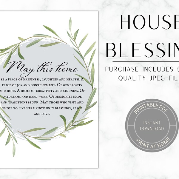 House Blessing - Etsy