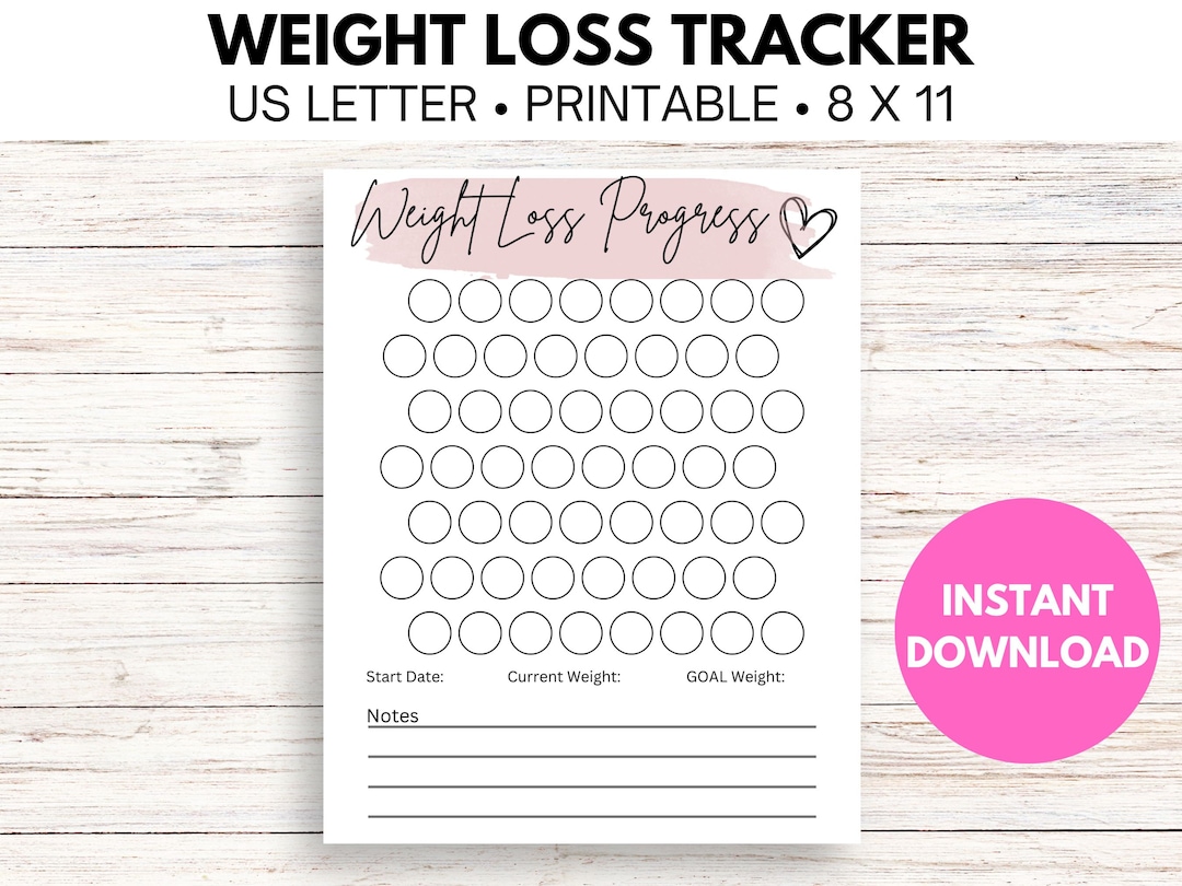 Weight Loss Tracker, Weight Loss Progress, Weight Loss Planner, Fitness ...