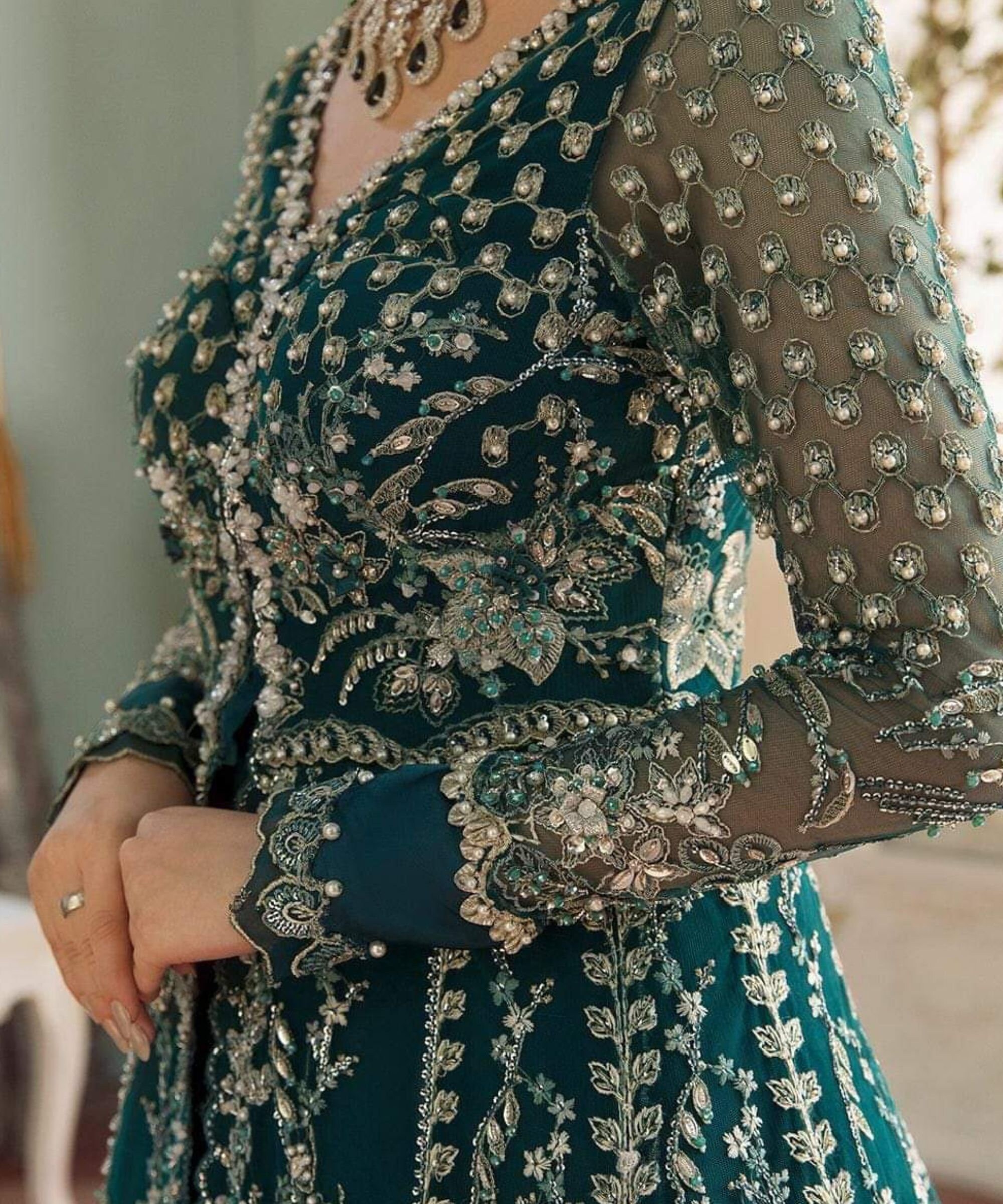 Long Gown Maxi Dress Bridal Lehenga Choli Pakistani Wedding - Etsy