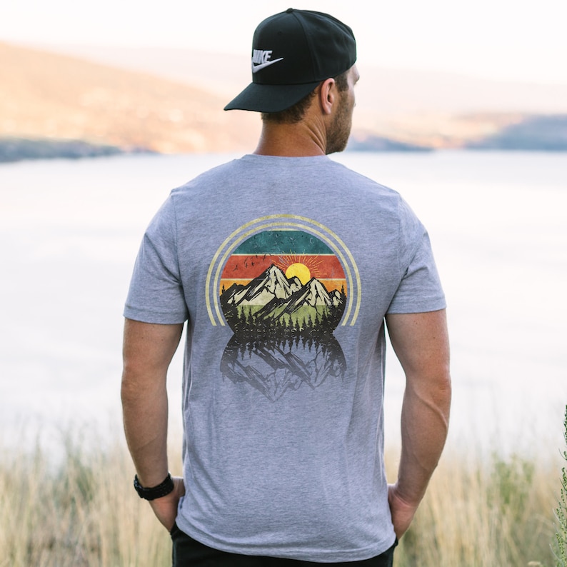 Adventure T-shirt, Mountain Climbing Shirt, Hiking T-shirt, Outdoors ...