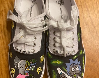 Transformers and Decepticon Custom Hand Painted Shoes - Etsy