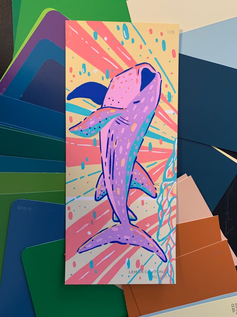 Whale Shark Paint Sample - Etsy