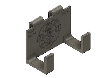 Firefighter Gear Locker Name Plate - Etsy