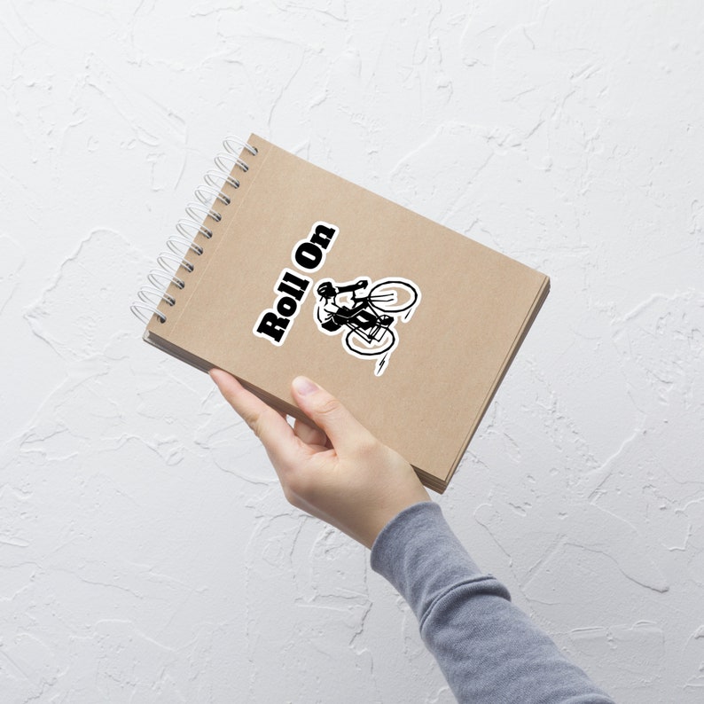 Retro Cyclist Sticker: Black and White Vintage Bike Decal - Etsy