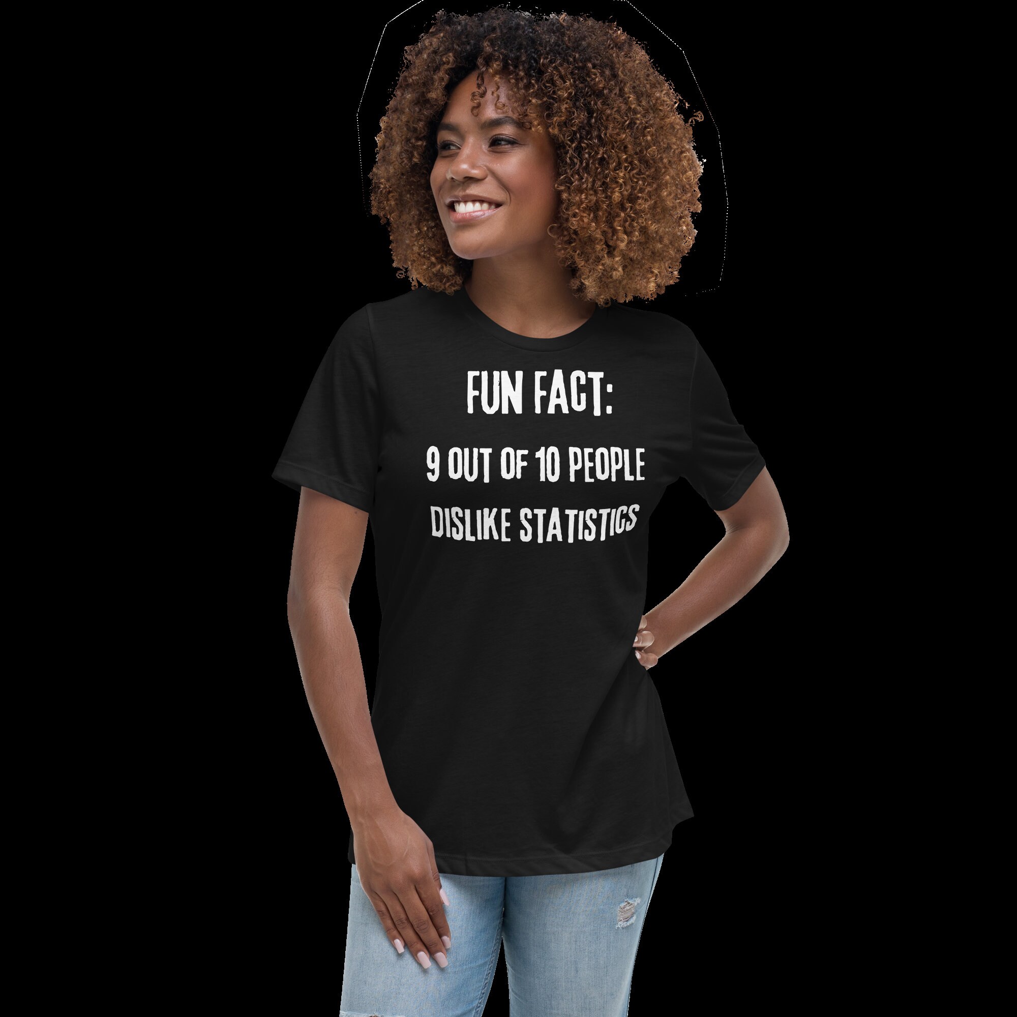 Fun Fact: 9 Out of 10 People Dislike Statistics Shirt Womens Heavy ...
