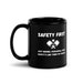 Safety First, Just Kidding, Pickleball First Black Glossy Coffee Mug ...