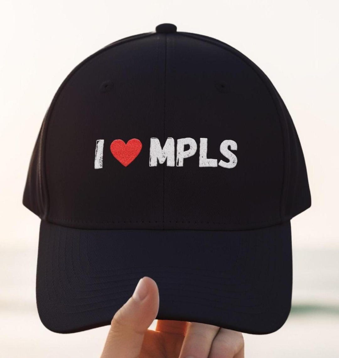 I Love MPLS Cap: Minneapolis Heart Design - Trendy Minnesota Hat - Etsy
