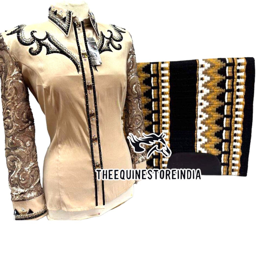 Handmade Western Show Shirt: Embroidered Showmanship Top - Etsy
