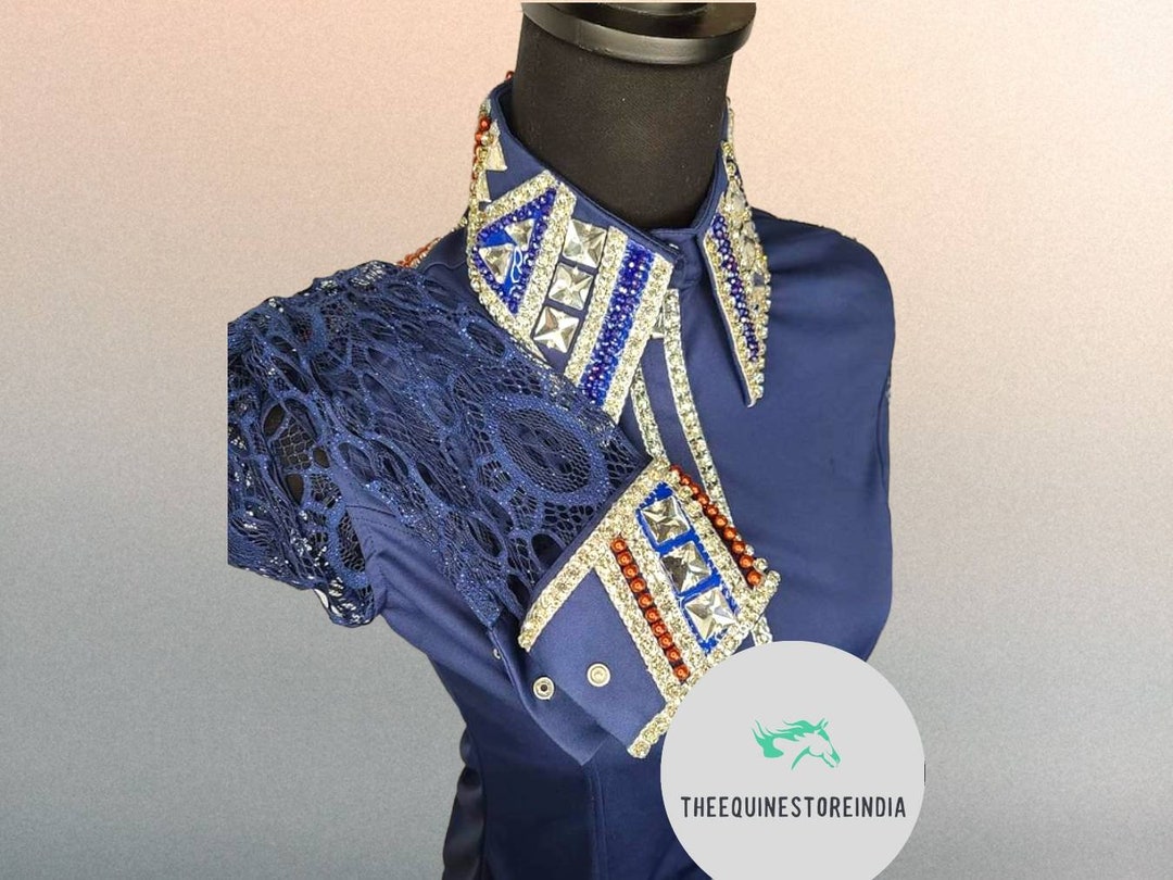 Western Show Shirt, Rail Shirt , Showmanship Shirt, Show Shirts ( Sheer ...