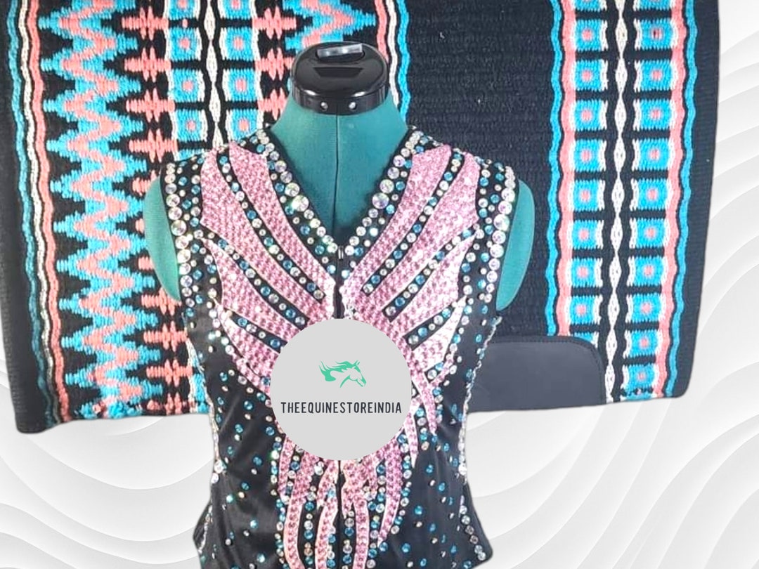 Bling Western Showmanship Vest With Saddle Pad - Etsy