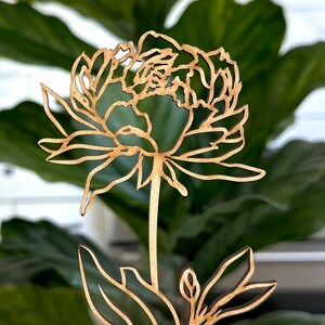 Wood Birth Flower Garden - Flower Decoration - Gifts for Mom - Custom ...
